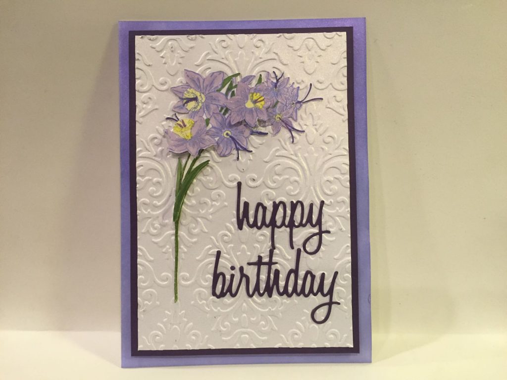 Spring Birthday Card ~ Ink on My Elbows
